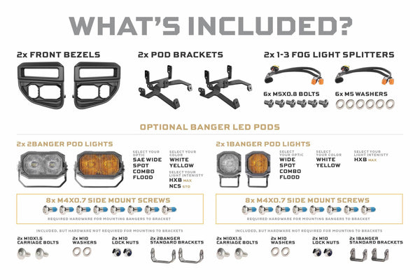 Morimoto 2020-2022 Ford F-250 F-350 F-450 Super Duty OE LED Set Banger ...