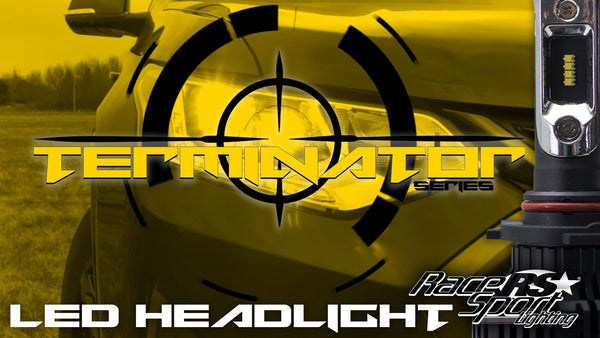 Race Sport Terminator Series Fan-less LED Conversion Headlight Kit ...