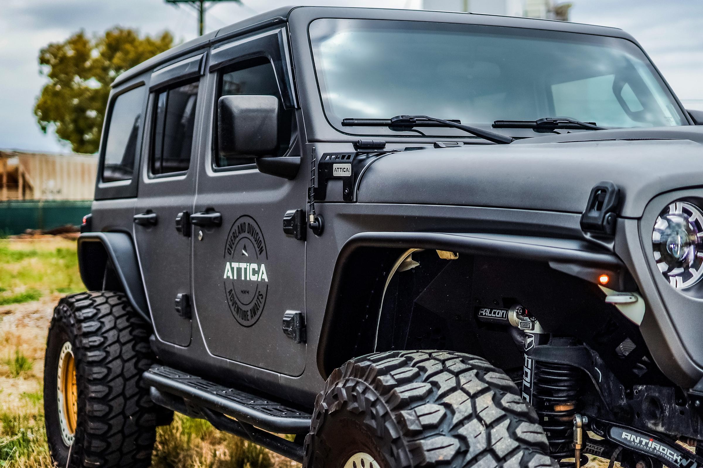 Attica 2018-2023 Jeep Wrangler JL 2019-2023 Gladiator Powder Coated ...