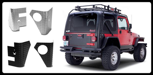 Warrior 1997-2006 Jeep Tj With Bushwacker Cutout Flares PA 916AXPA ...