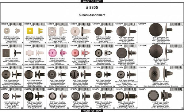 Disco Skid Plate Fastener Assortment 420 Pc 8805 – AutoPartsToys