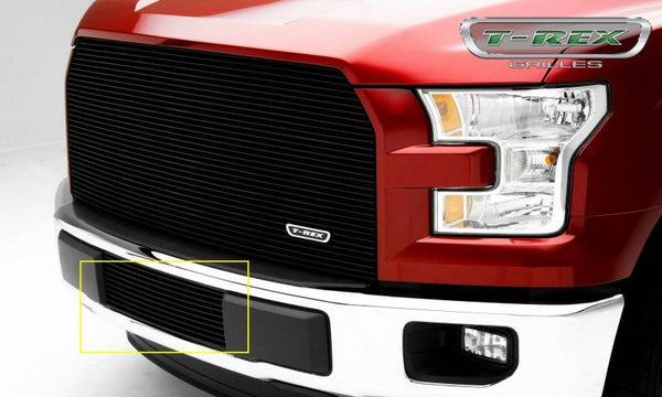 T-Rex 2015-2017 Ford F150 Billet Bumper Grille Insert Polished Black ...