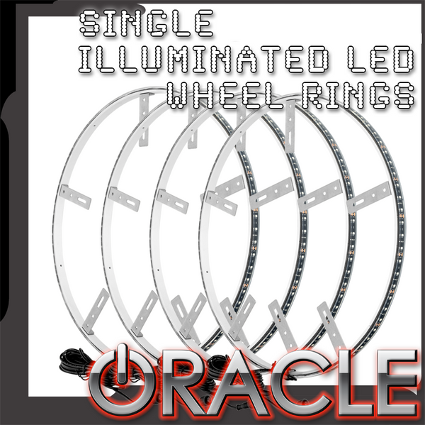 Oracle Lighting LED ILLUMINATED Wheel Rings Shift Dynamic Single 4215 ...