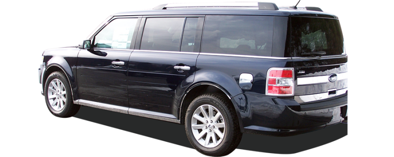 QAA 2009-2019 Ford Flex 16 piece Stainless Side Molding Accent Trim ...
