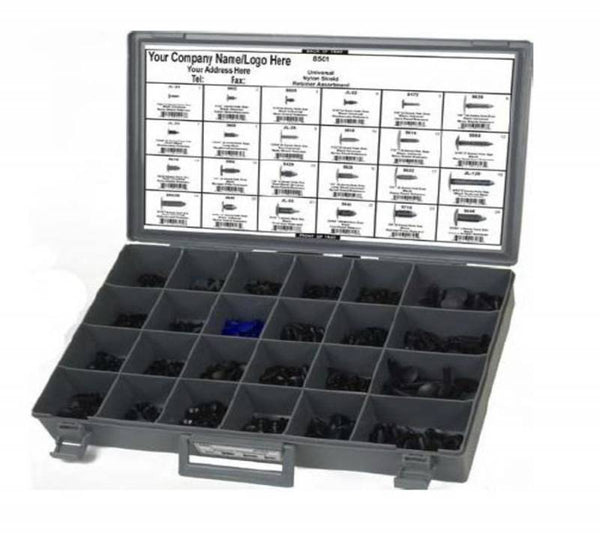 DISCO Universal Nylon Shield Retainer Assortment 336 pieces 8601 ...
